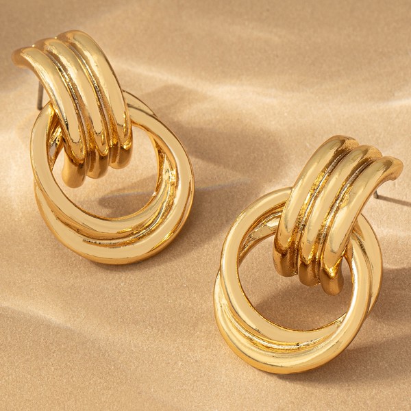 Very Carrot Twisted Harmony Hoop Earrings | Jane.com
